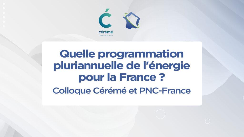 Colloque Cérémé PNC France